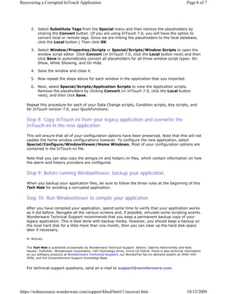 Tech Note 112 Rebuild Corrupt InTouch Application.pdf