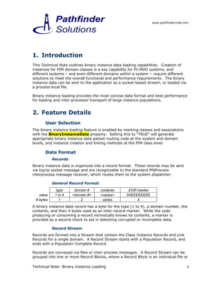 Binary Instance Loading | PDF