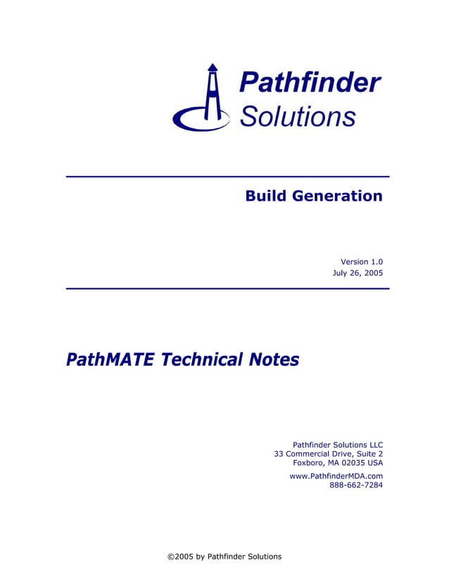 Build Generation | PDF