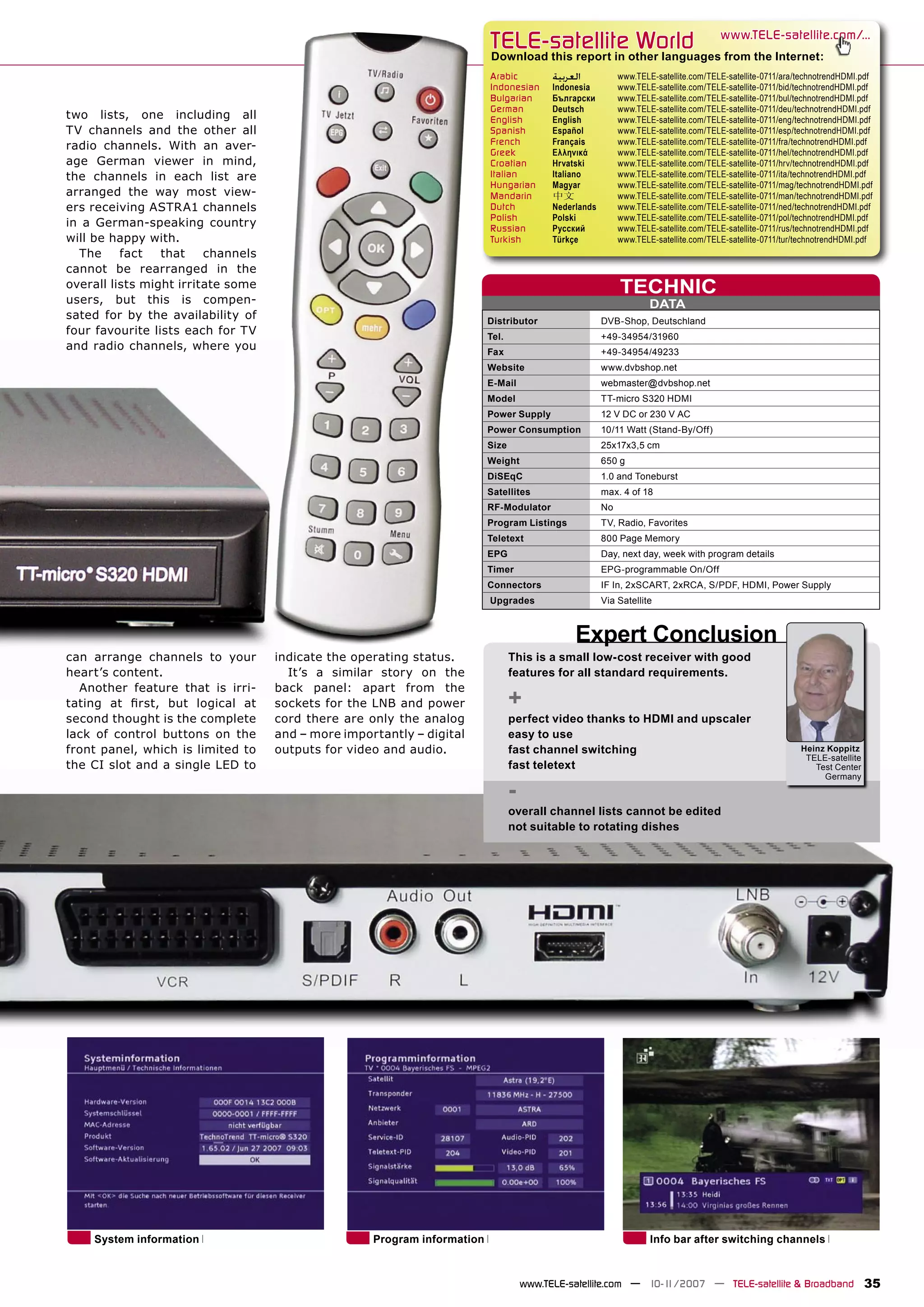 Technotrend Hdmi | PDF