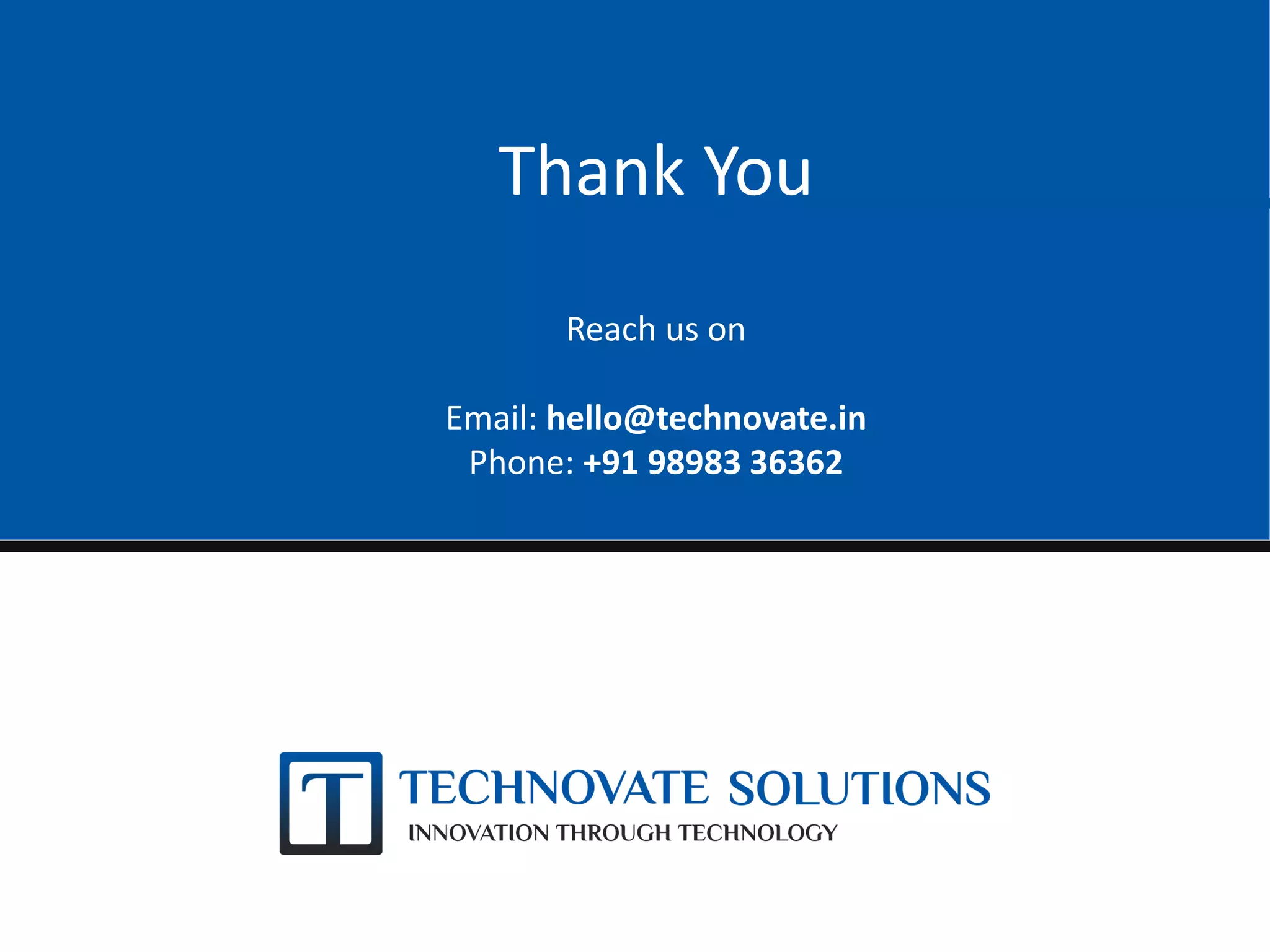 Technovate Solutions - Profile | PDF