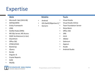 Technovate Solutions - Profile | PDF