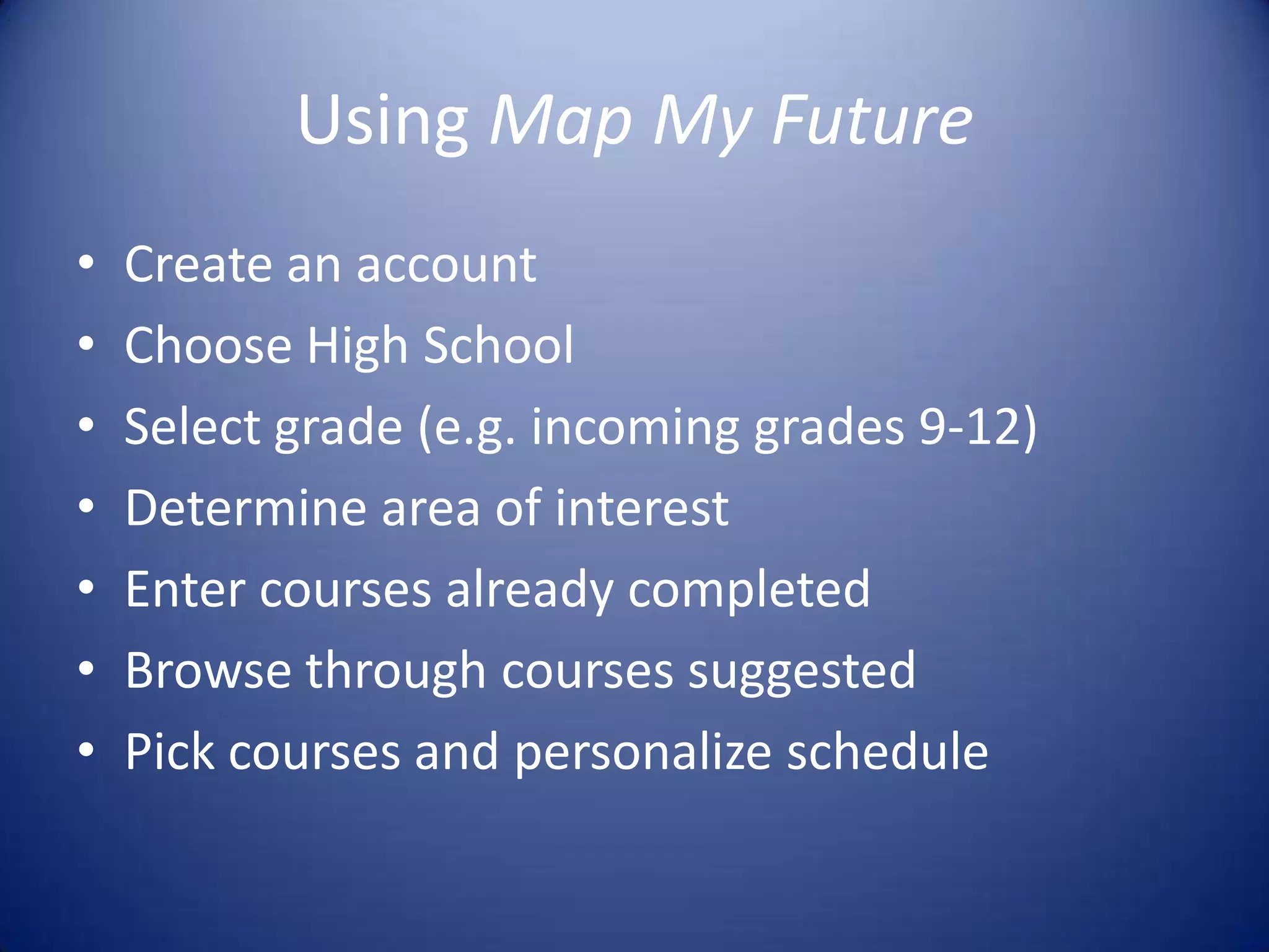 Technovation Map My Future | PPT