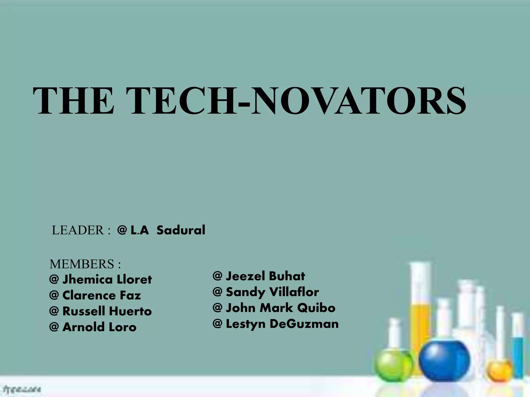Chemists and their contributions (Technovators) | PPTX