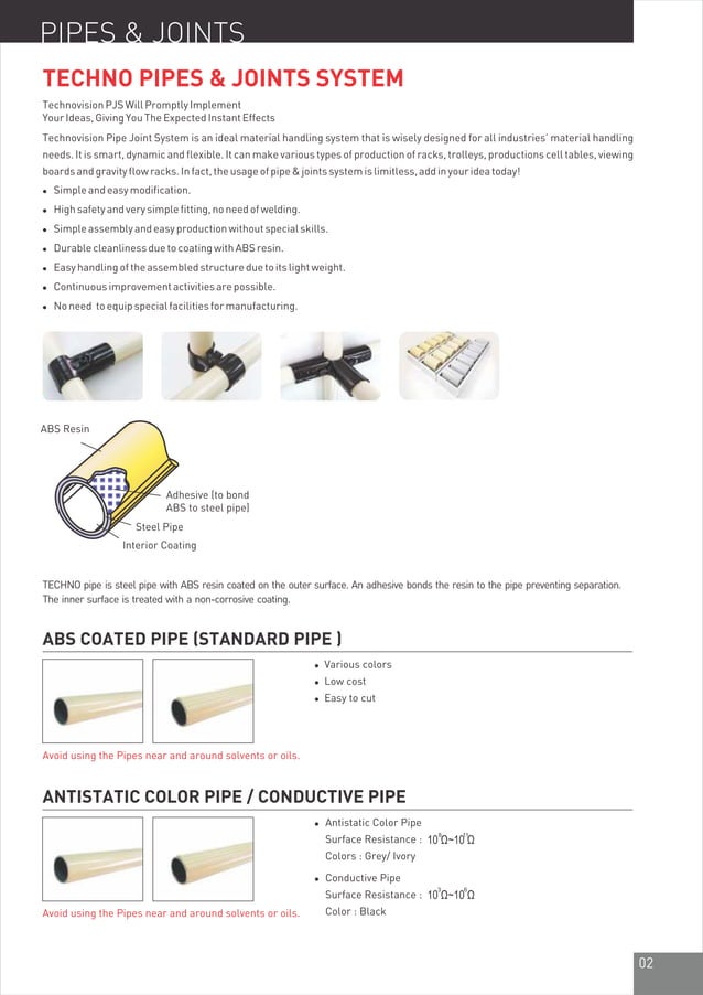 Technovision pipe & joints catalogue | PDF
