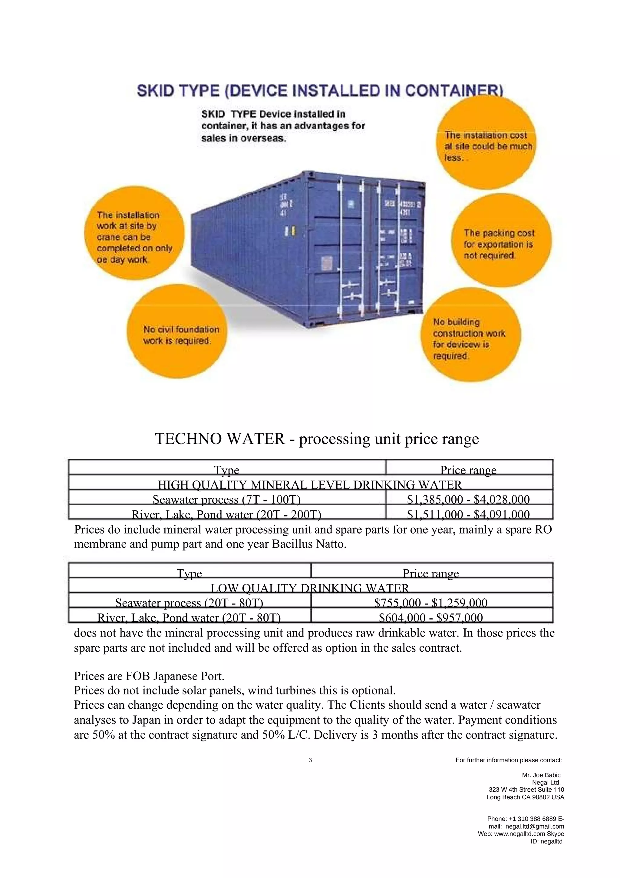 Techno Water Information | PPT