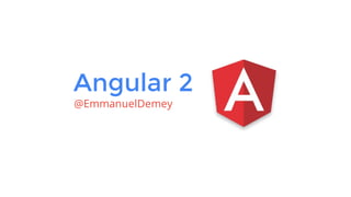 Technozaure - Angular2 | PPT