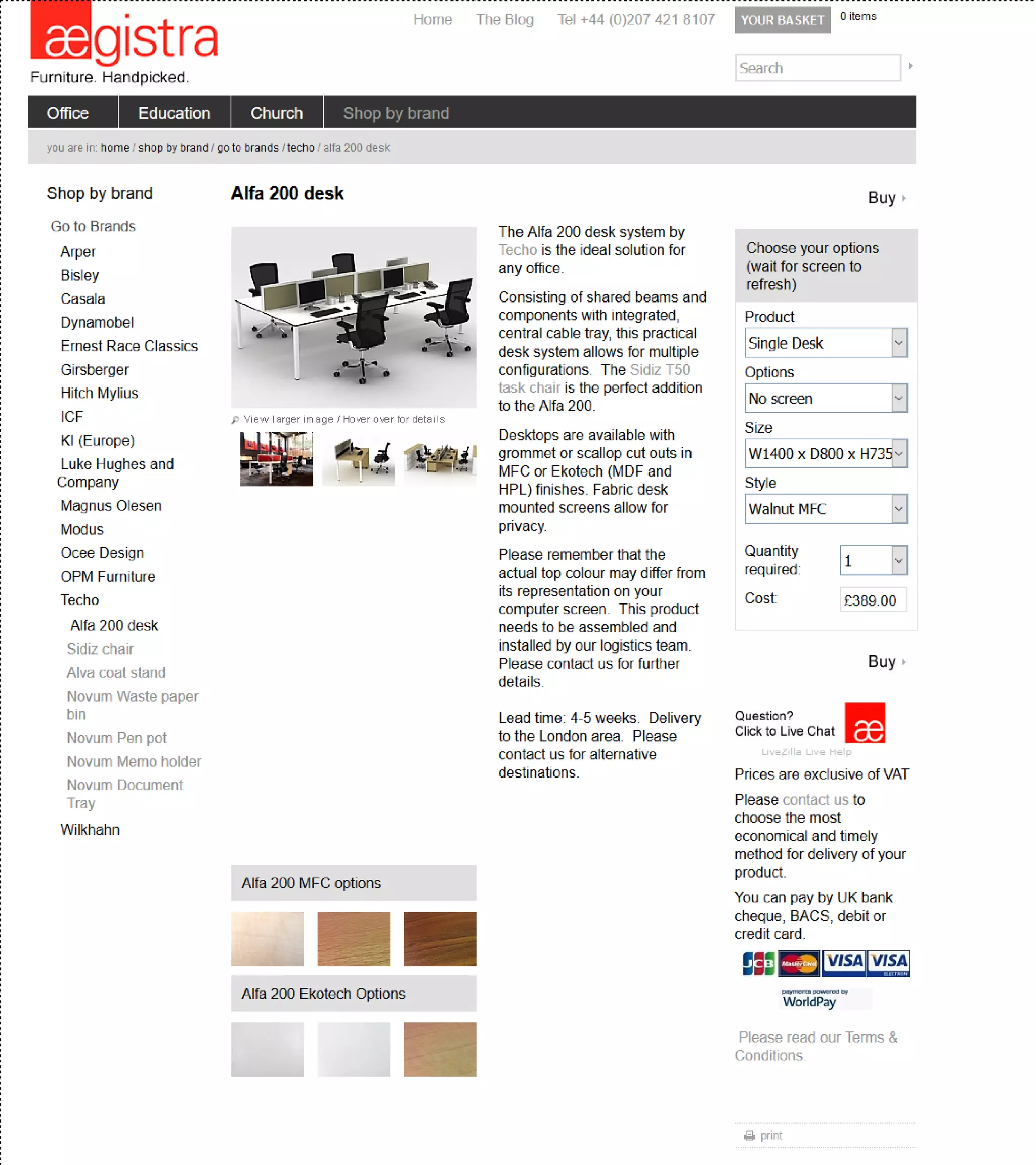 Techo's Alfa 200 Desking System - Product Copywriting | PDF