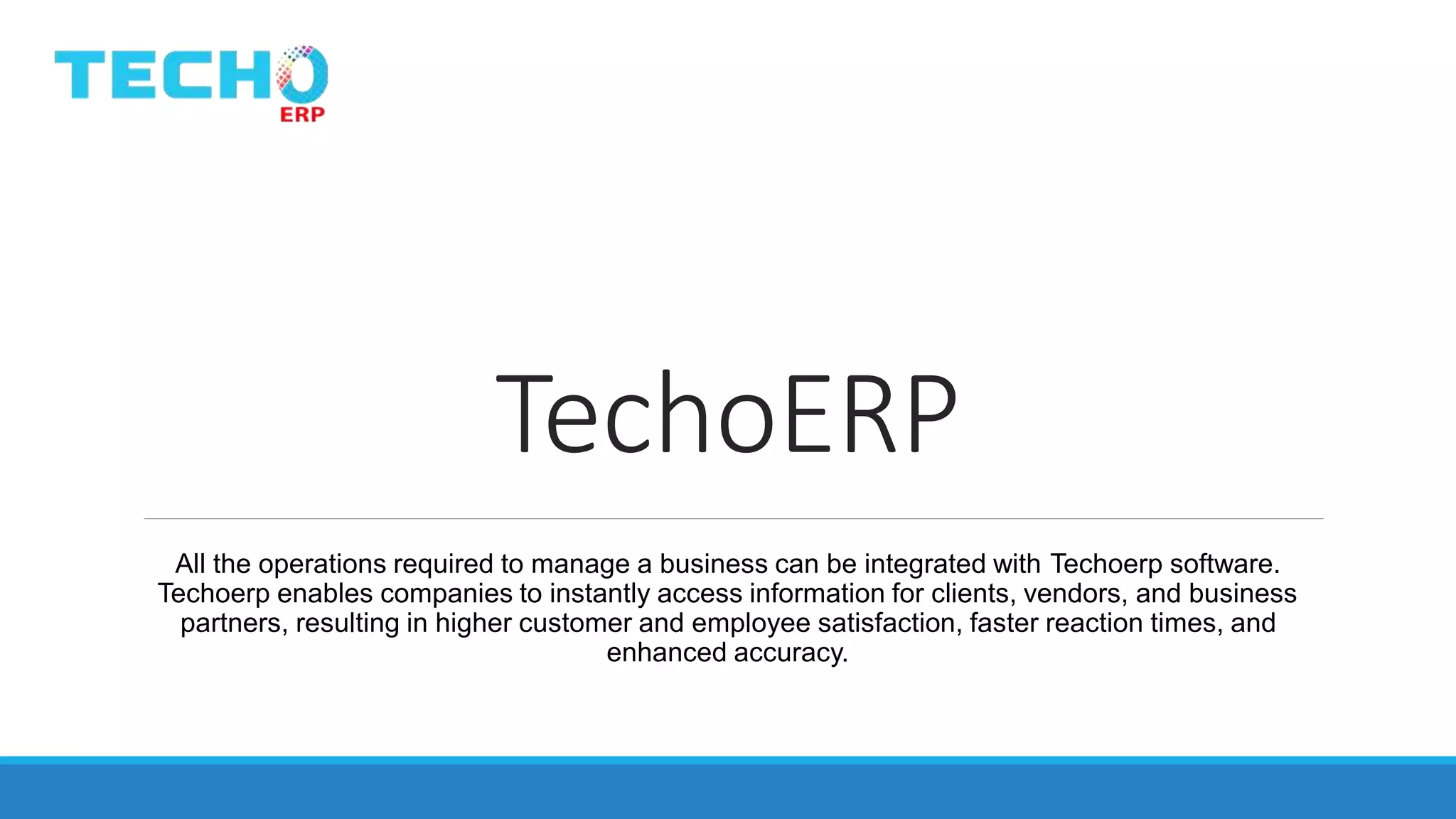 Best erp software in India | PPT