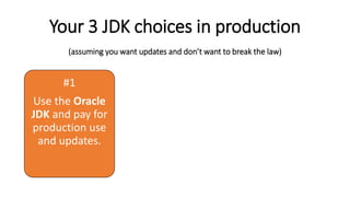 Explaining the new Java release and licensing models | PPT