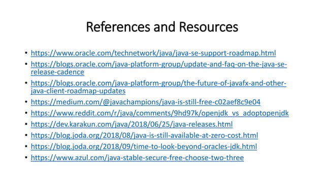 Explaining the new Java release and licensing models | PPT