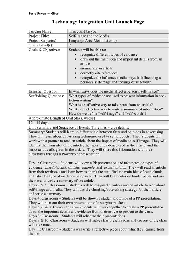 Tech Outline Demo Steve Gibbs | PDF