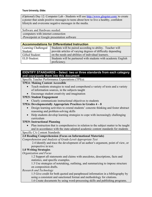 Tech Outline Demo Steve Gibbs | PDF