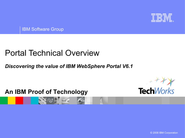 WebSphere Portal Technical Overview | PPT