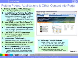 WebSphere Portal Technical Overview | PPT