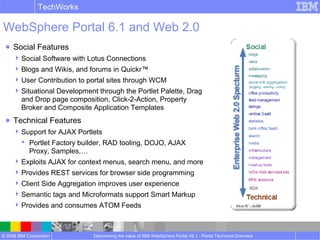 WebSphere Portal Technical Overview | PPT
