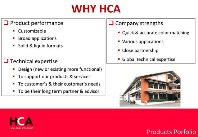 HCA - Customer Visit & Training | PPTX