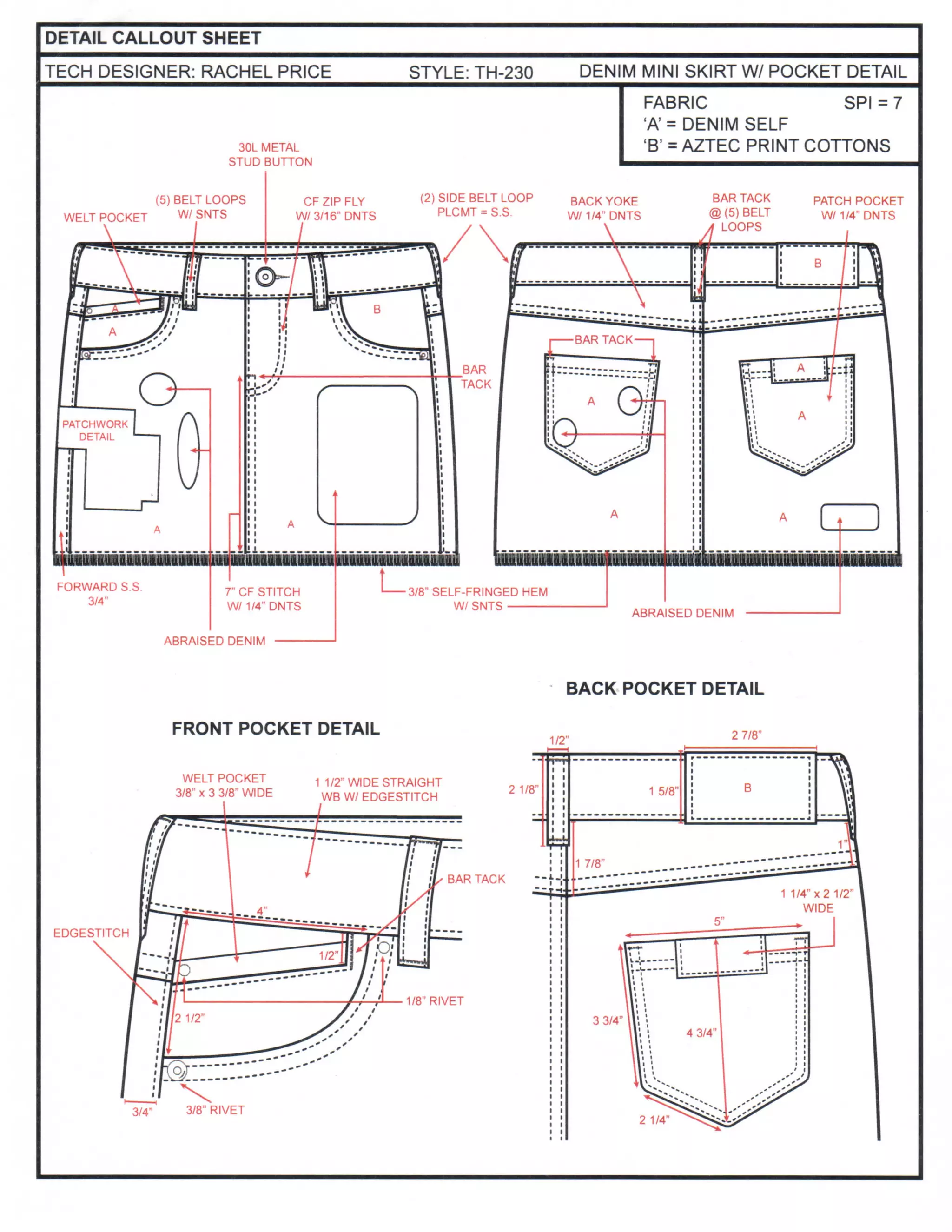 Deborah Beard's Tech Pack Handout | PDF