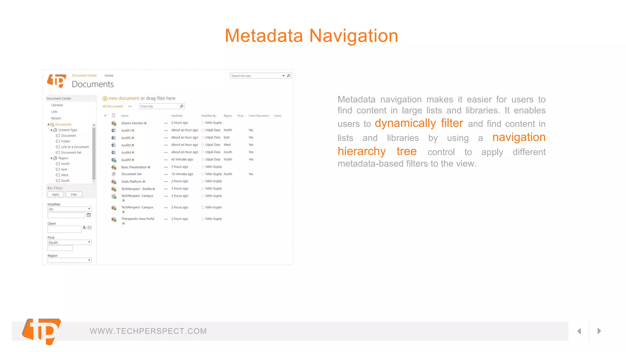 Sharepoint Document Management System (DMS) Features | PPTX