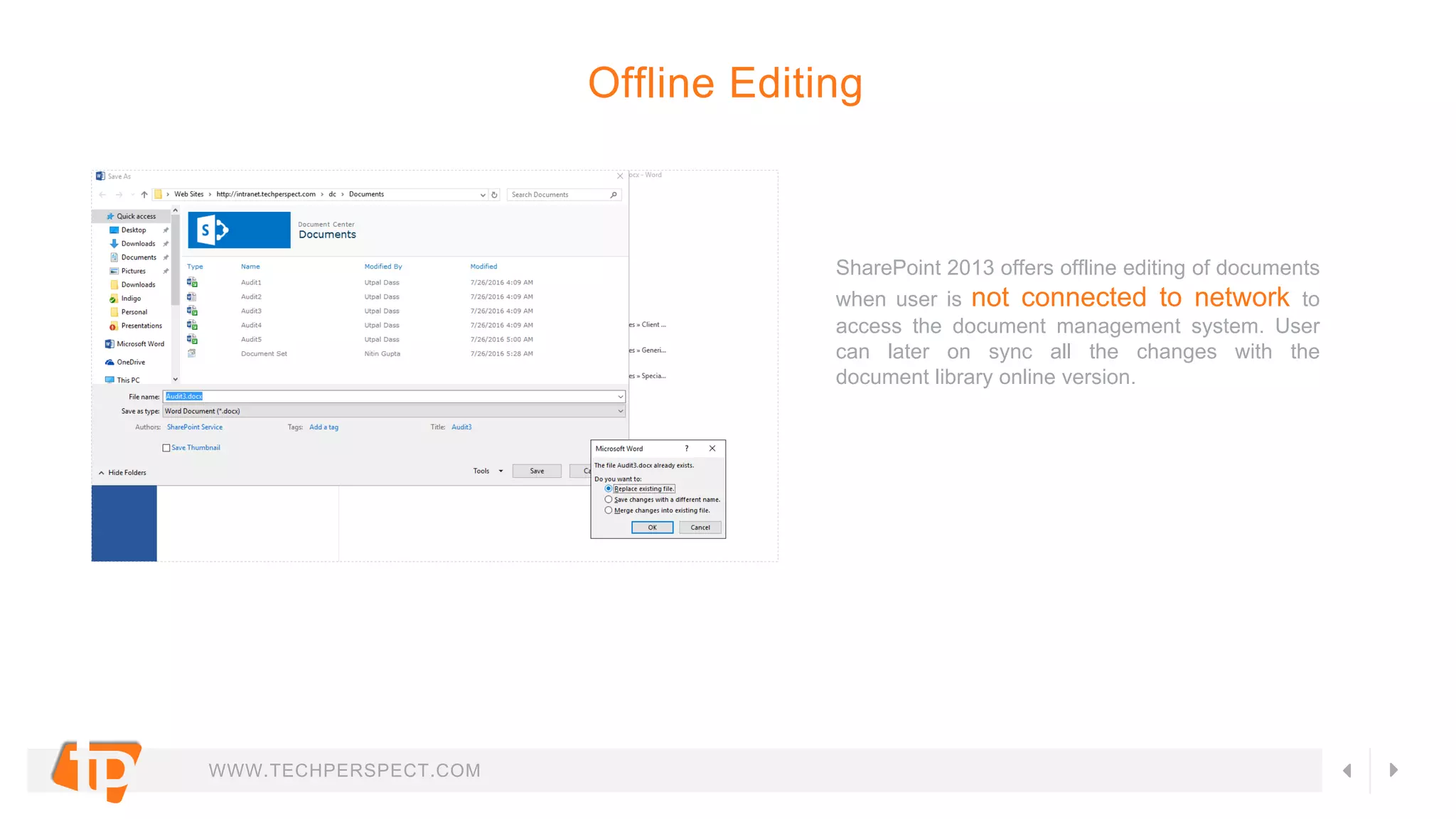 Sharepoint Document Management System (DMS) Features | PPTX