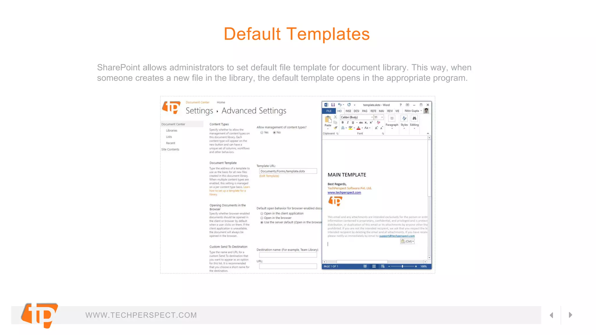 Sharepoint Document Management System (DMS) Features | PPTX