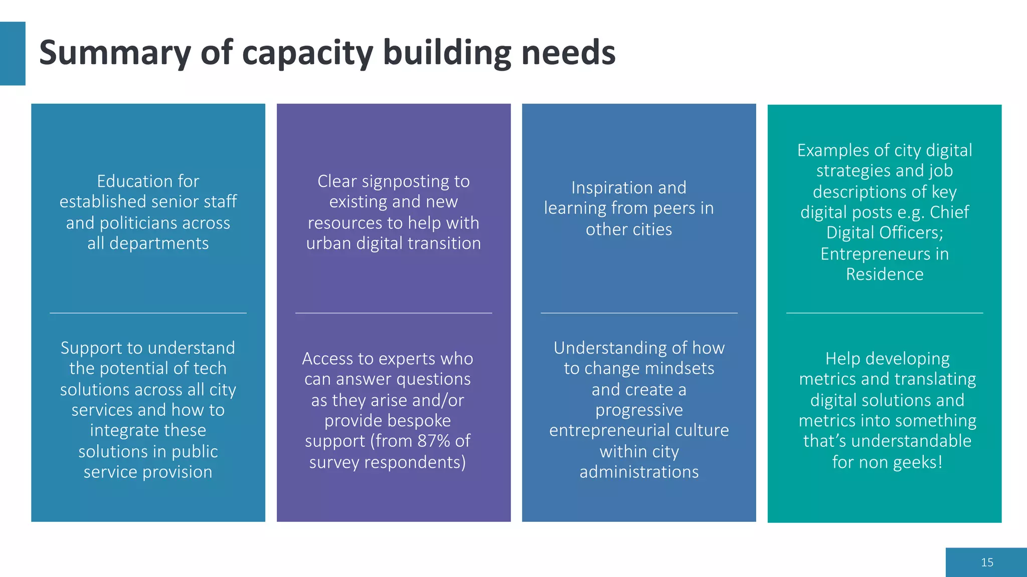 TechPlace Capacity Building Needs Assessment - summary | PPT
