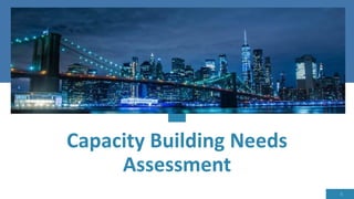 TechPlace Capacity Building Needs Assessment - summary | PPT