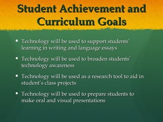 Techplan 2 | PPT | Educational Assessment | Education