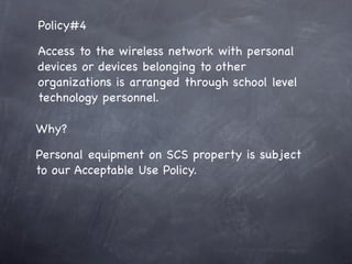 Tech Policies | KEY