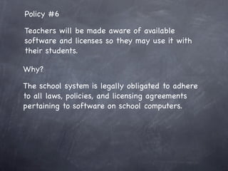 Tech Policies | PPT