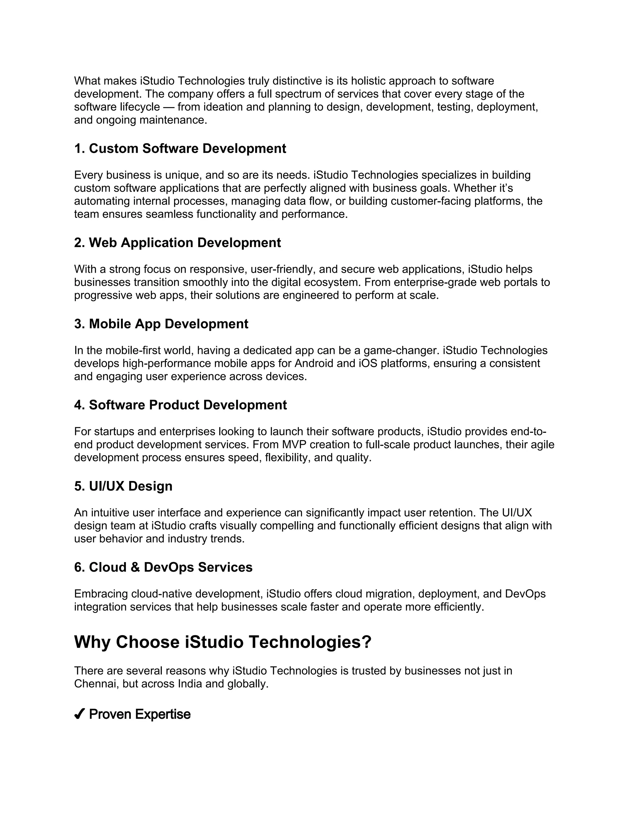 Empowering Digital Transformation: iStudio Technologies – Chennai’s ...