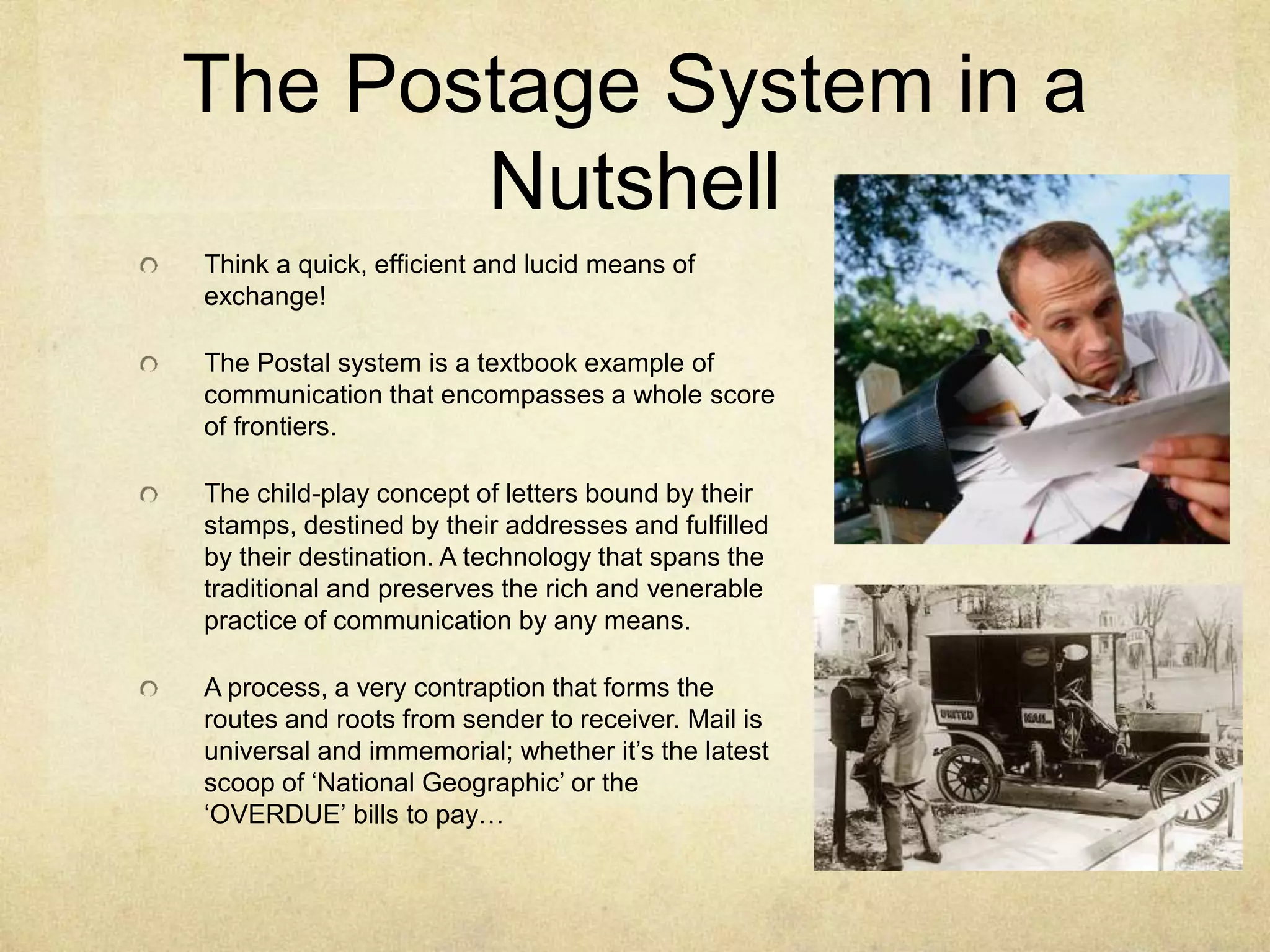 History of the Postal System | PPTX