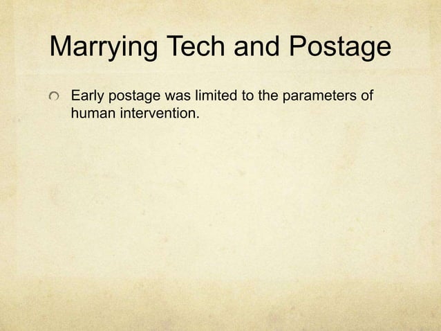 History of the Postal System | PPT