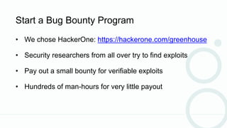 Security at Greenhouse | PPTX | Computer Software and Applications | Computing