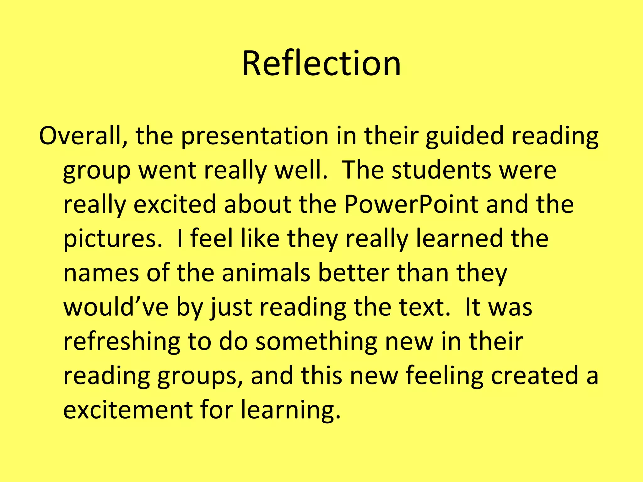 Guided Reading Presentation | PPT