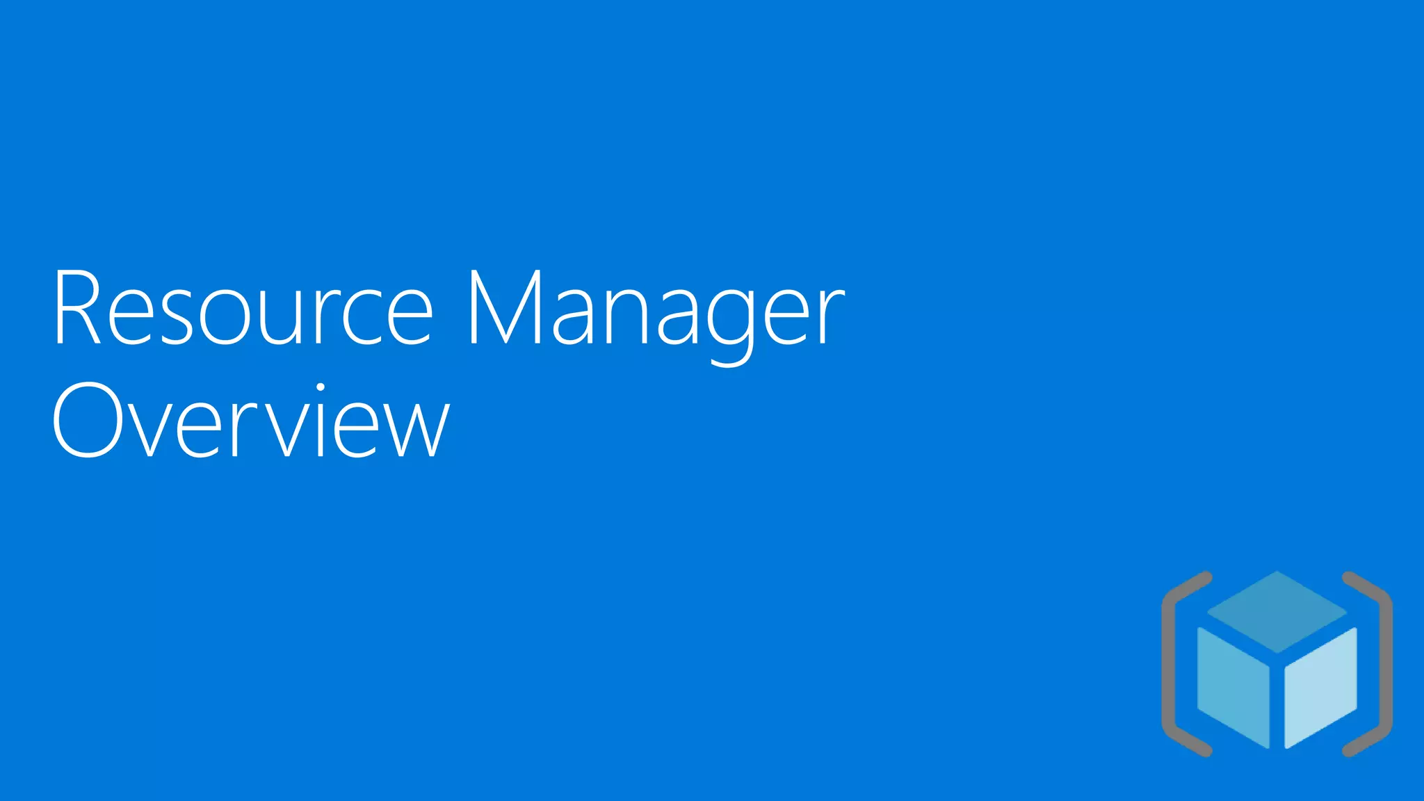 Azure Resource Manager Technical Primer Pptx