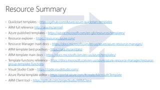 Azure Resource Manager - Technical Primer | PPTX