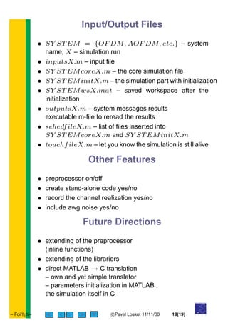 Multiuser MIMO-OFDM simulation framework in Matlab | PDF | Computer Software and Applications ...