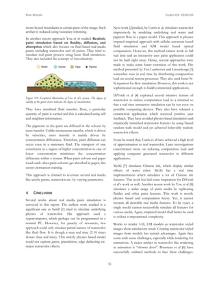 Survey on real media paint simulation in Computer Graphics | PDF | Graphics Software | Computer ...