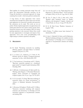 Survey on real media paint simulation in Computer Graphics | PDF