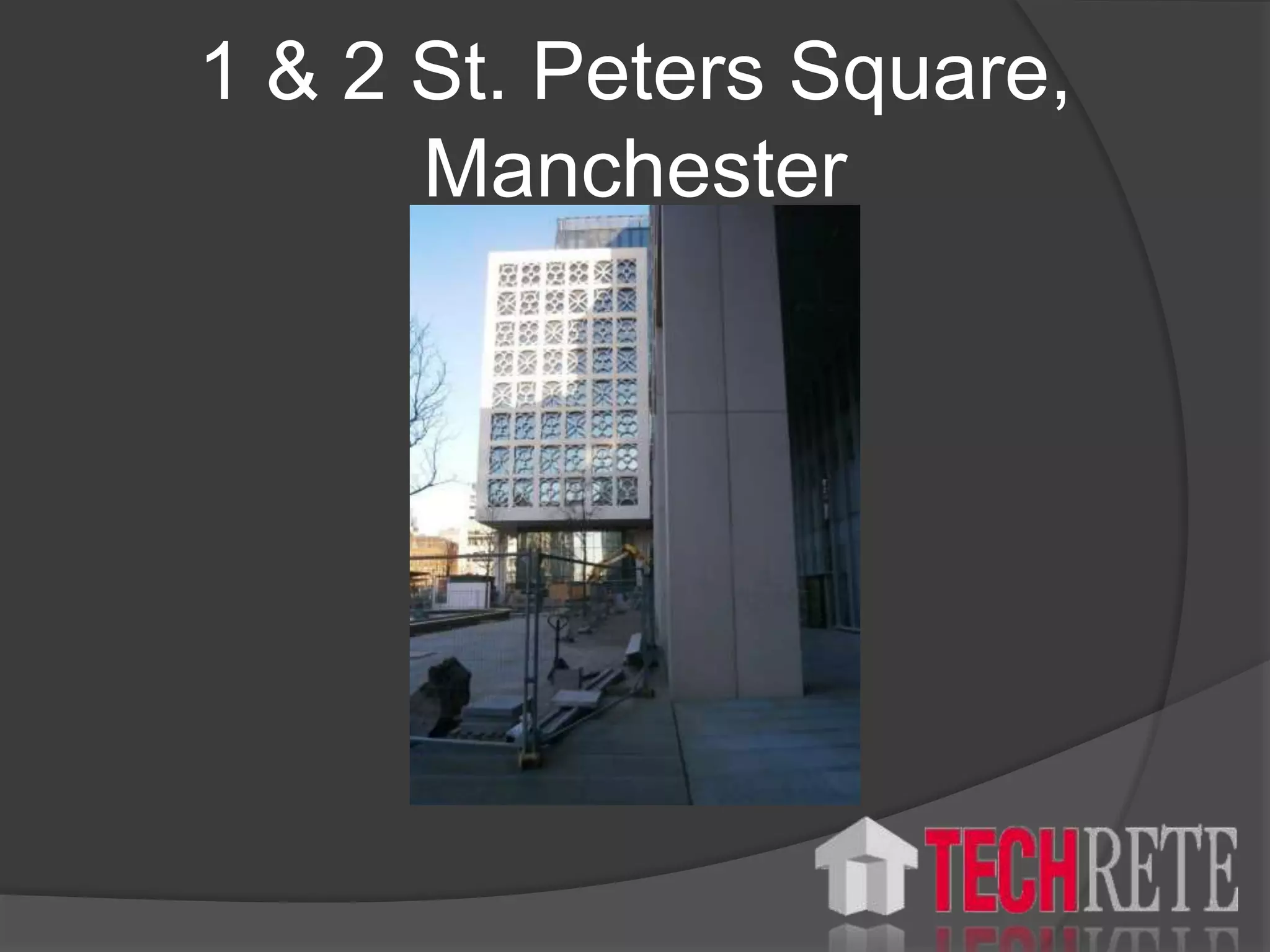 Techrete architectural precast concrete cladding on 1 and 2 st peters ...