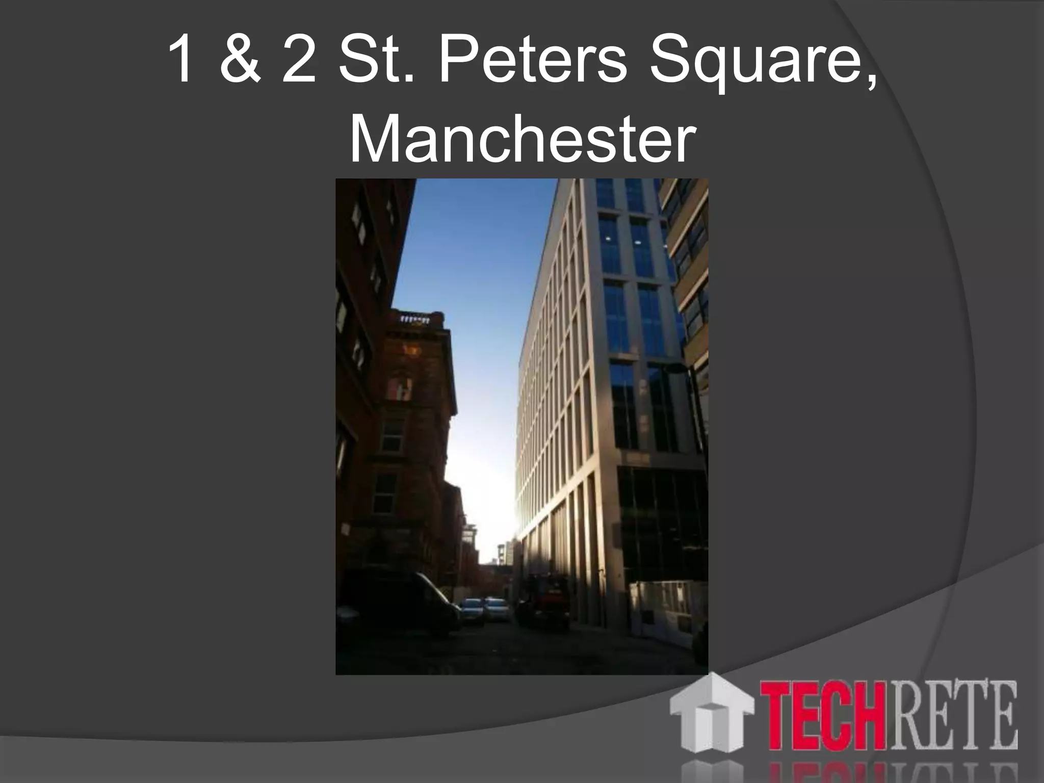 Techrete architectural precast concrete cladding on 1 and 2 st peters ...