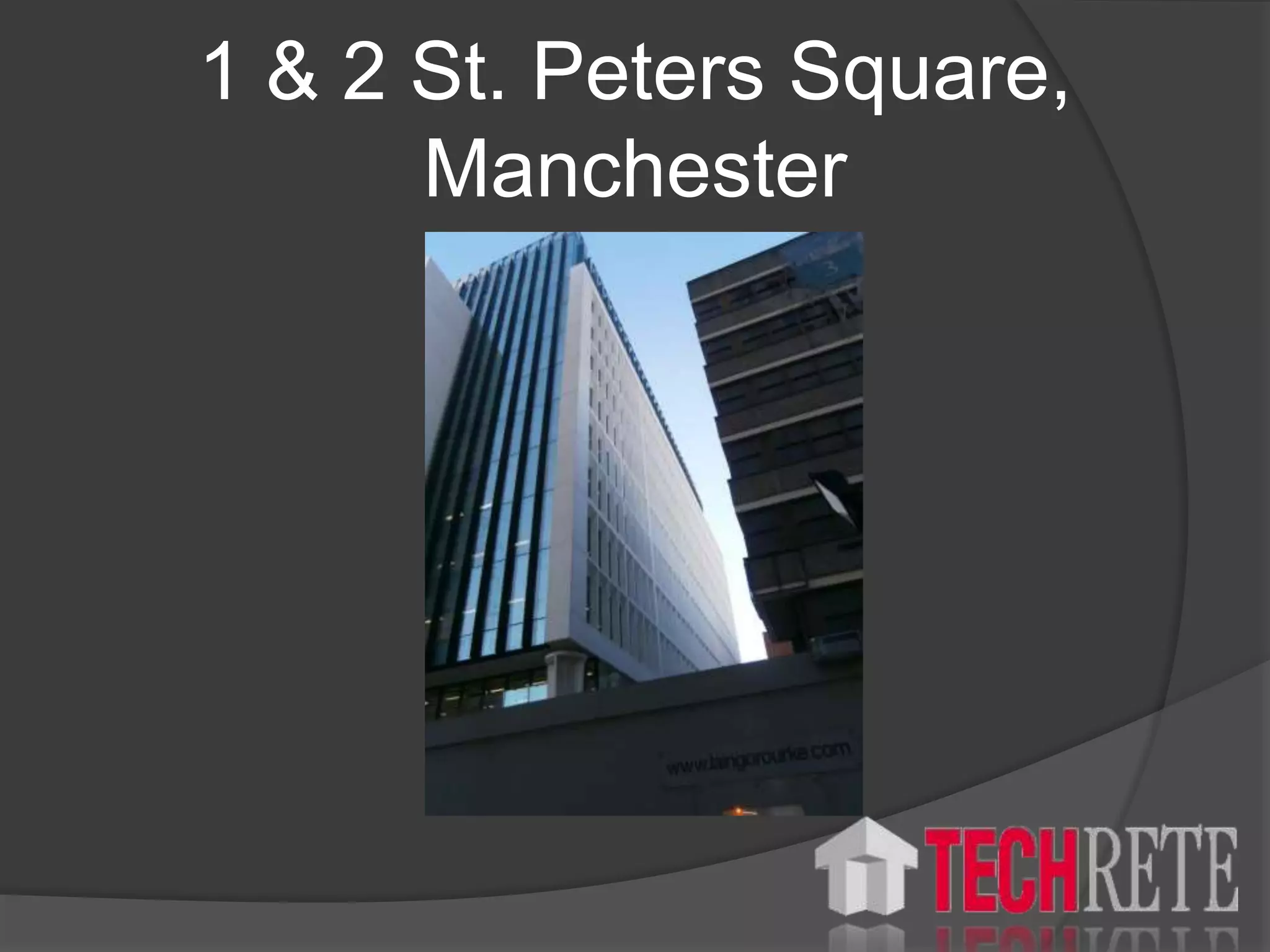 Techrete architectural precast concrete cladding on 1 and 2 st peters ...