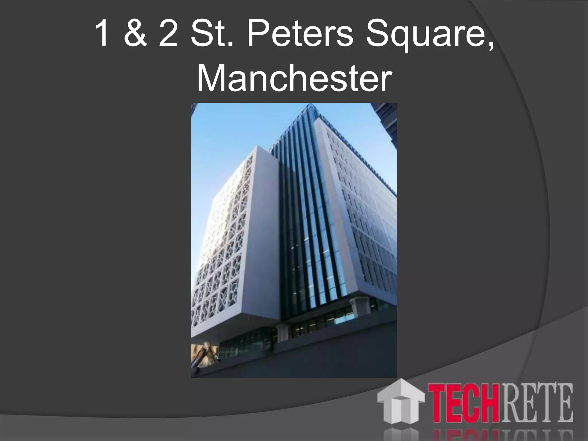 Techrete architectural precast concrete cladding on 1 and 2 st peters ...