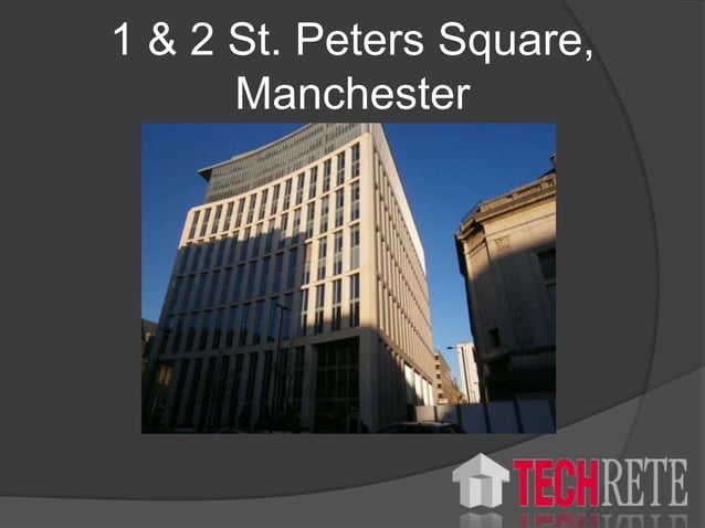 Techrete architectural precast concrete cladding on 1 and 2 st peters ...