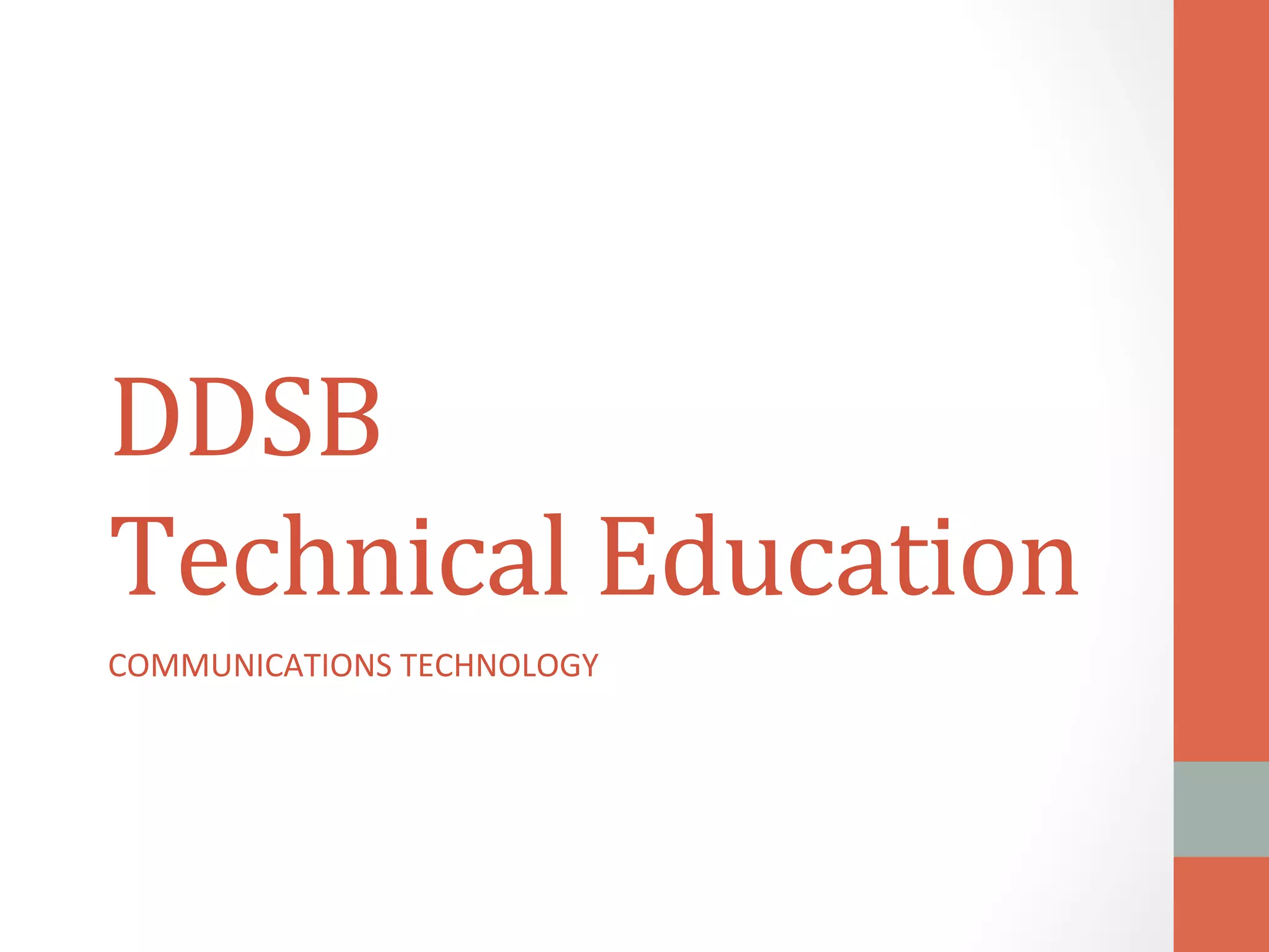 Tech safety comm tech | PPT