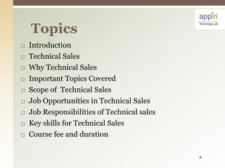 Tech sales | PPTX