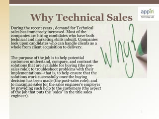 Tech sales | PPTX