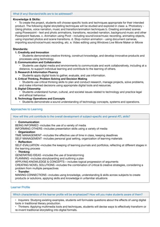 Tech sample unit_plan | PDF