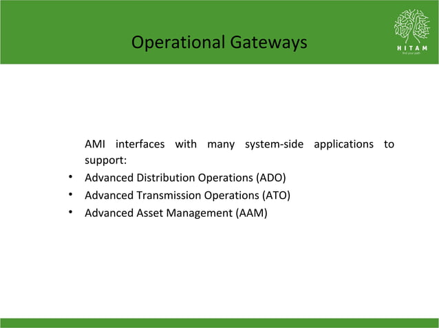 Advanced Metering Infrastructure (AMI) | PPT